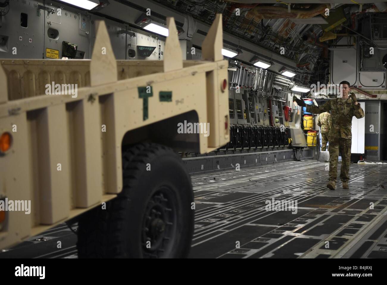 Airman 1st Class Kaleb Neubarth, a loadmaster with the 21st Airlift ...