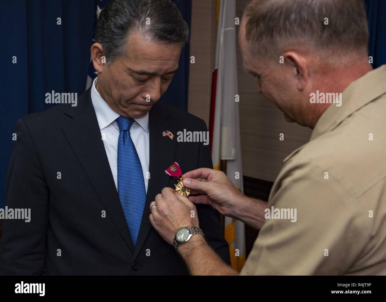 YOKOSUKA, Japan (Oct. 31, 2018) Rear Adm. Greg Fenton, commander of U.S ...