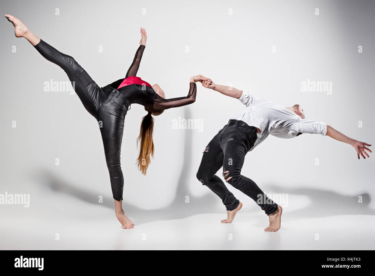 Two people dancing Stock Photo - Alamy