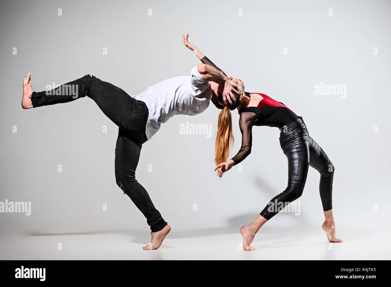 Two people dancing Stock Photo - Alamy