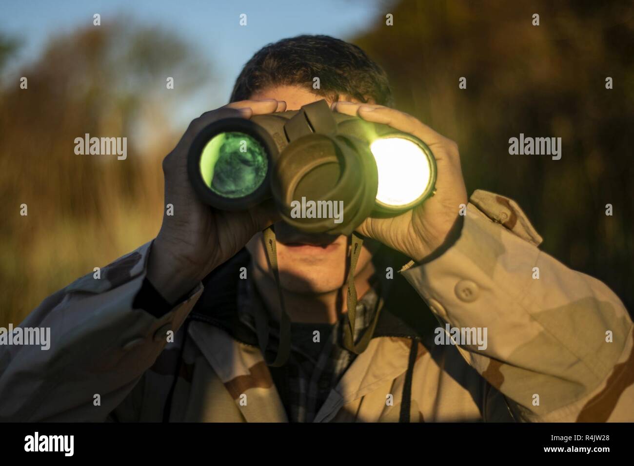 Lance Cpl. Thomas D. Sneed, a gunner with 2nd Low Altitude Air Defense ...