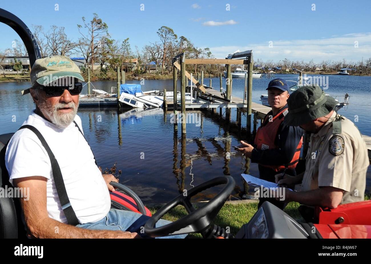 Hurricane michael damaged areas hi-res stock photography and images - Alamy
