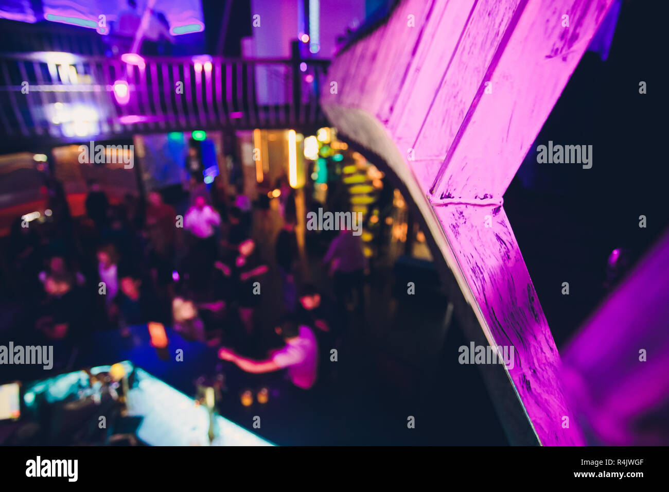 Night club interior table dance hi-res stock photography and images - Alamy