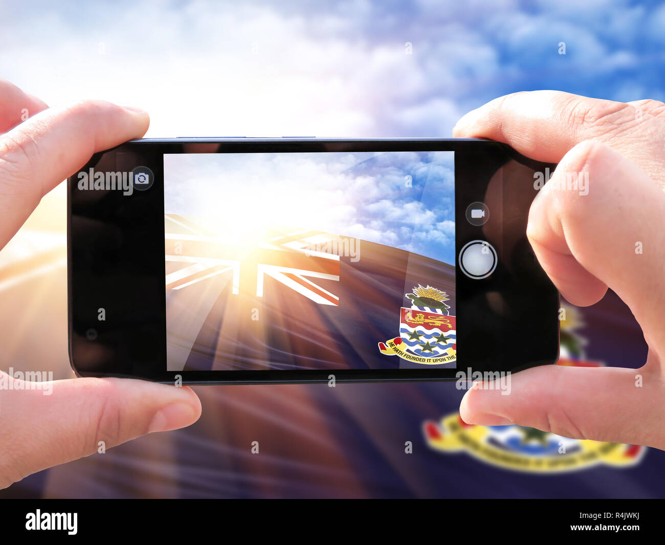 The cayman islands and europe flag hi-res stock photography and images ...