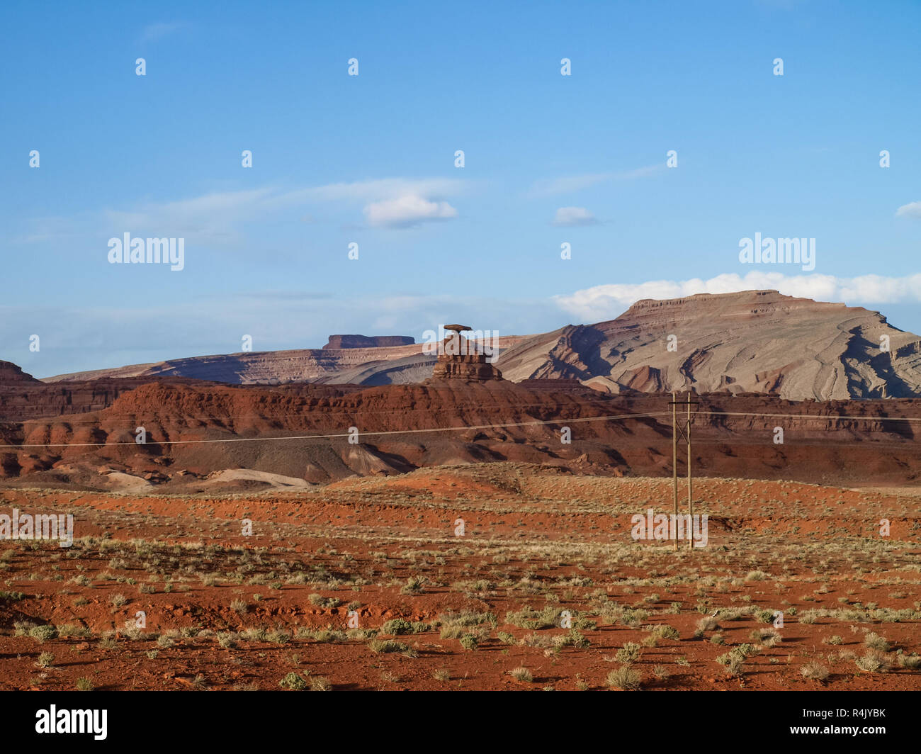 Landscape of the ancient rocks. Monument Valley, Arizona Stock Photo ...