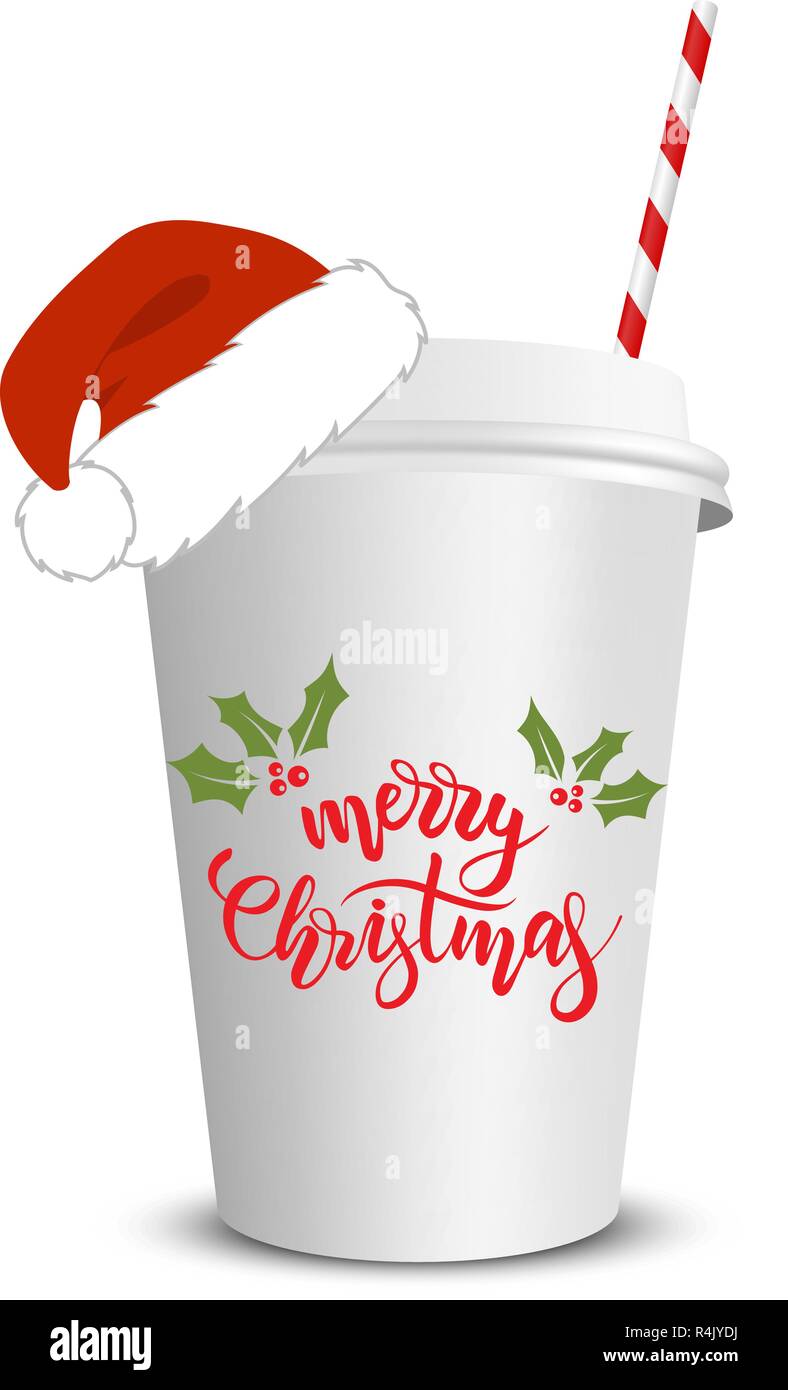 Christmas background hot coffee Stock Vector Images - Alamy