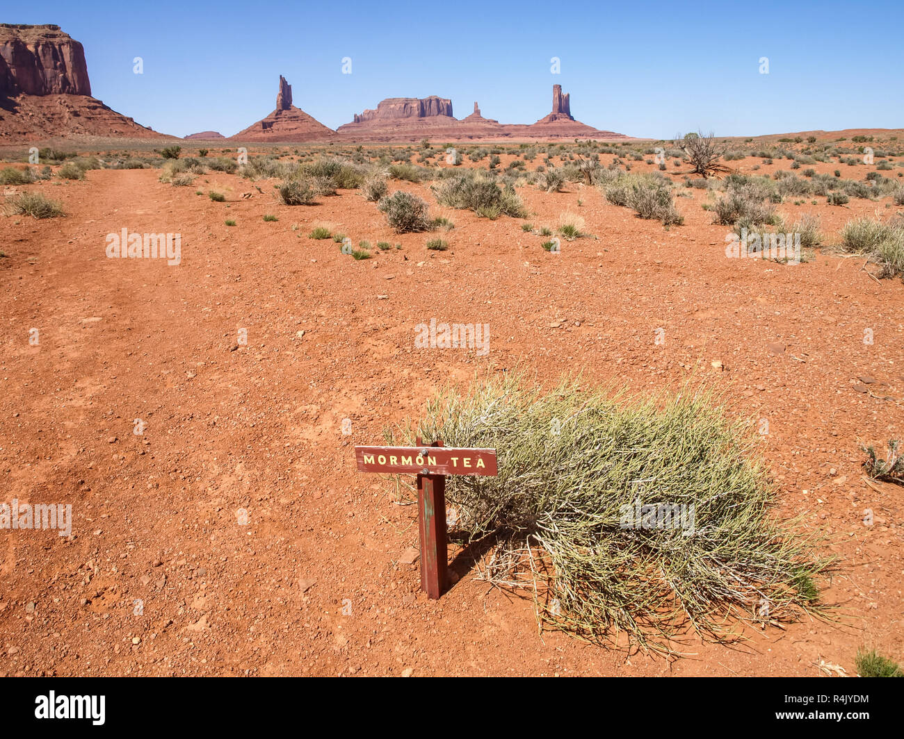 Landscape of the ancient rocks. Monument Valley, Arizona Stock Photo ...