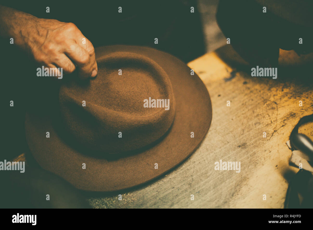 Handmade hatter hi-res stock photography and images - Alamy