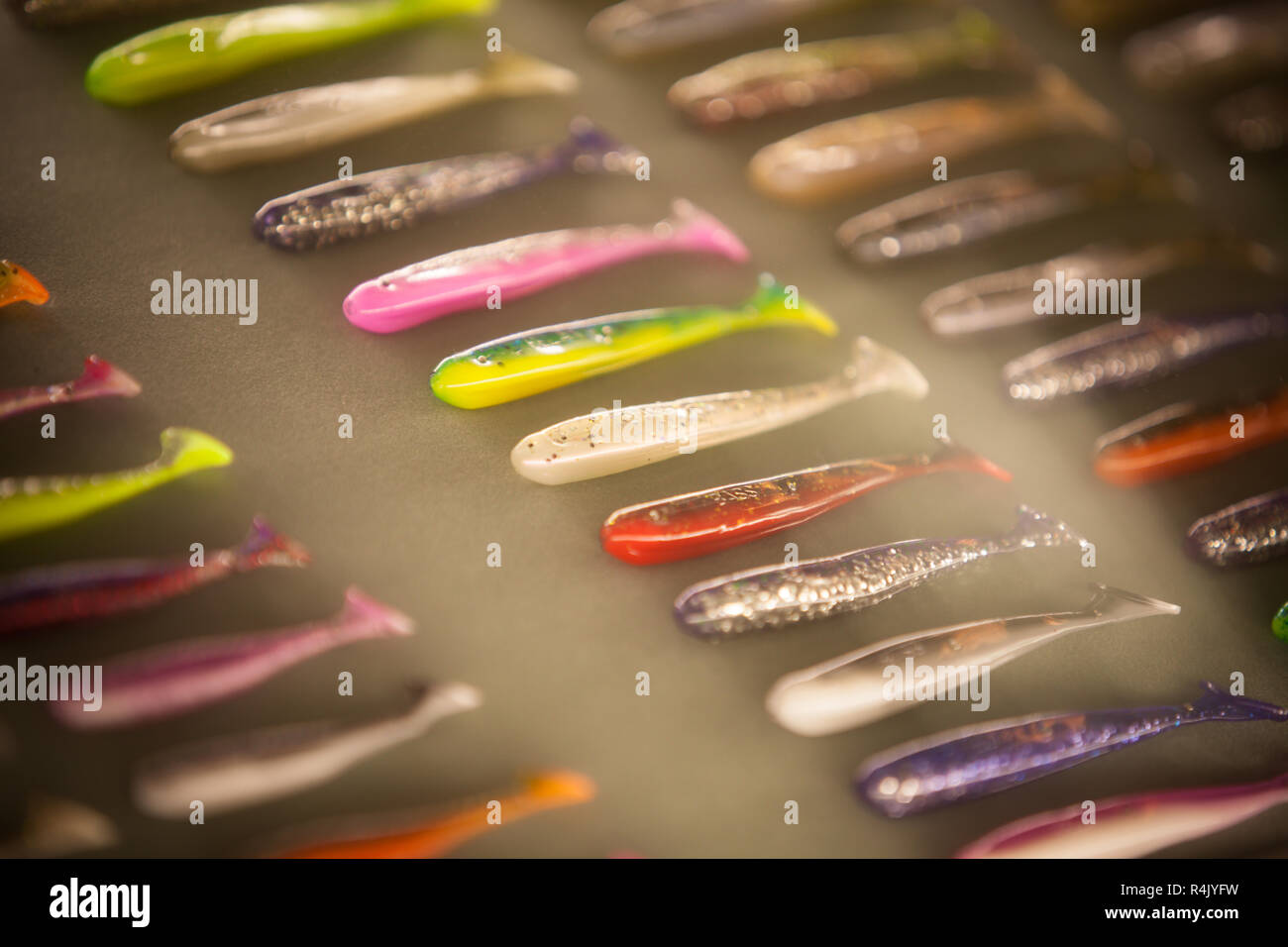Jelly fishing lures Stock Photo - Alamy