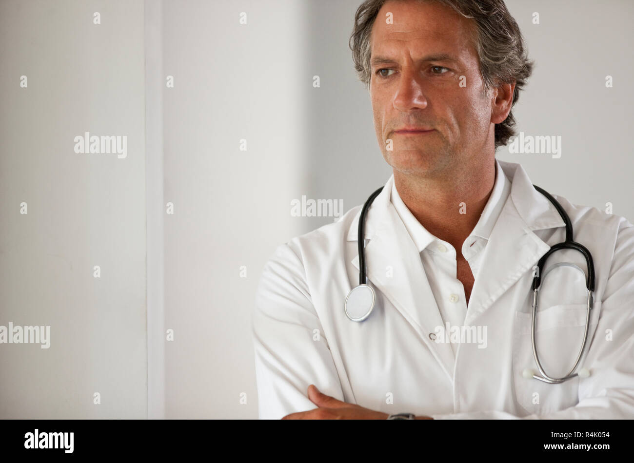 Portrait of male doctor Stock Photo - Alamy