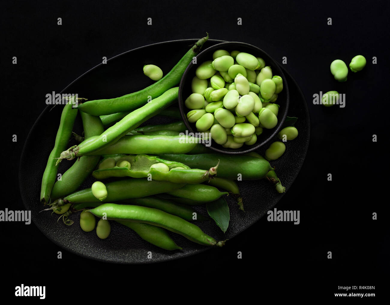 Bowl of fava beans hi-res stock photography and images - Alamy