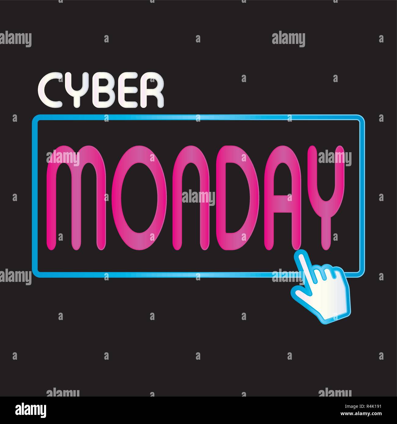 Cyber Monday Background Stock Vector Image & Art - Alamy