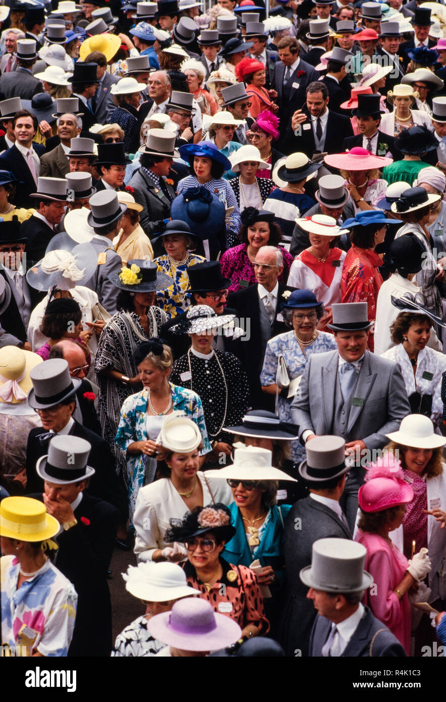 Ascot Races England UK 1986 scanned in 2018 the British Royal Family ...