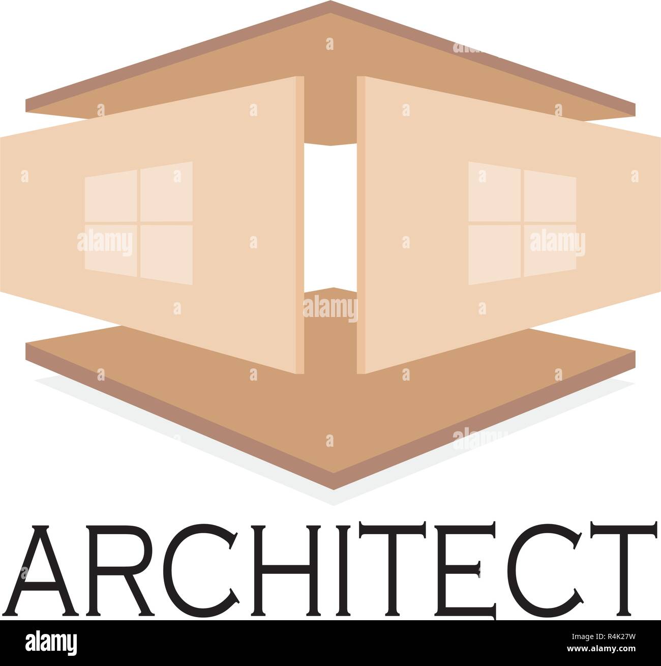 Abstract architect icon Stock Vector Image & Art - Alamy
