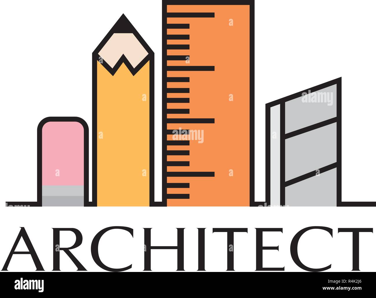 Abstract architect icon Stock Vector Image & Art - Alamy