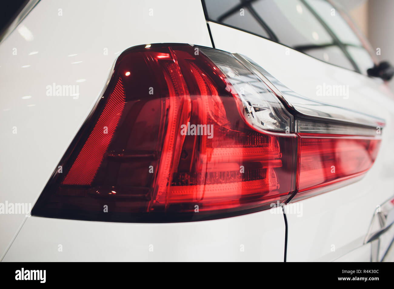 rear car auto in details backlight tail light lamp Stock Photo - Alamy