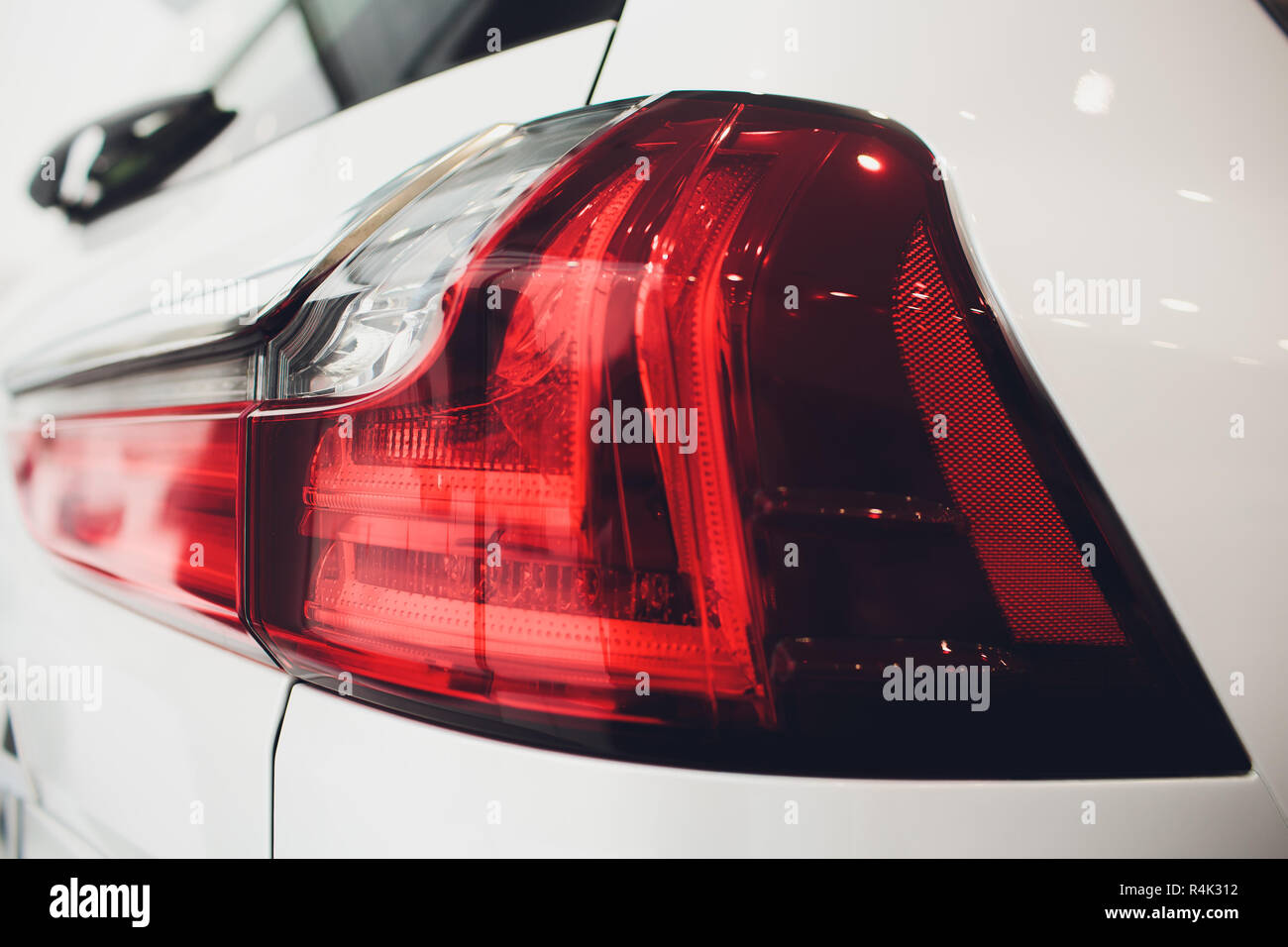 rear car auto in details backlight tail light lamp Stock Photo - Alamy