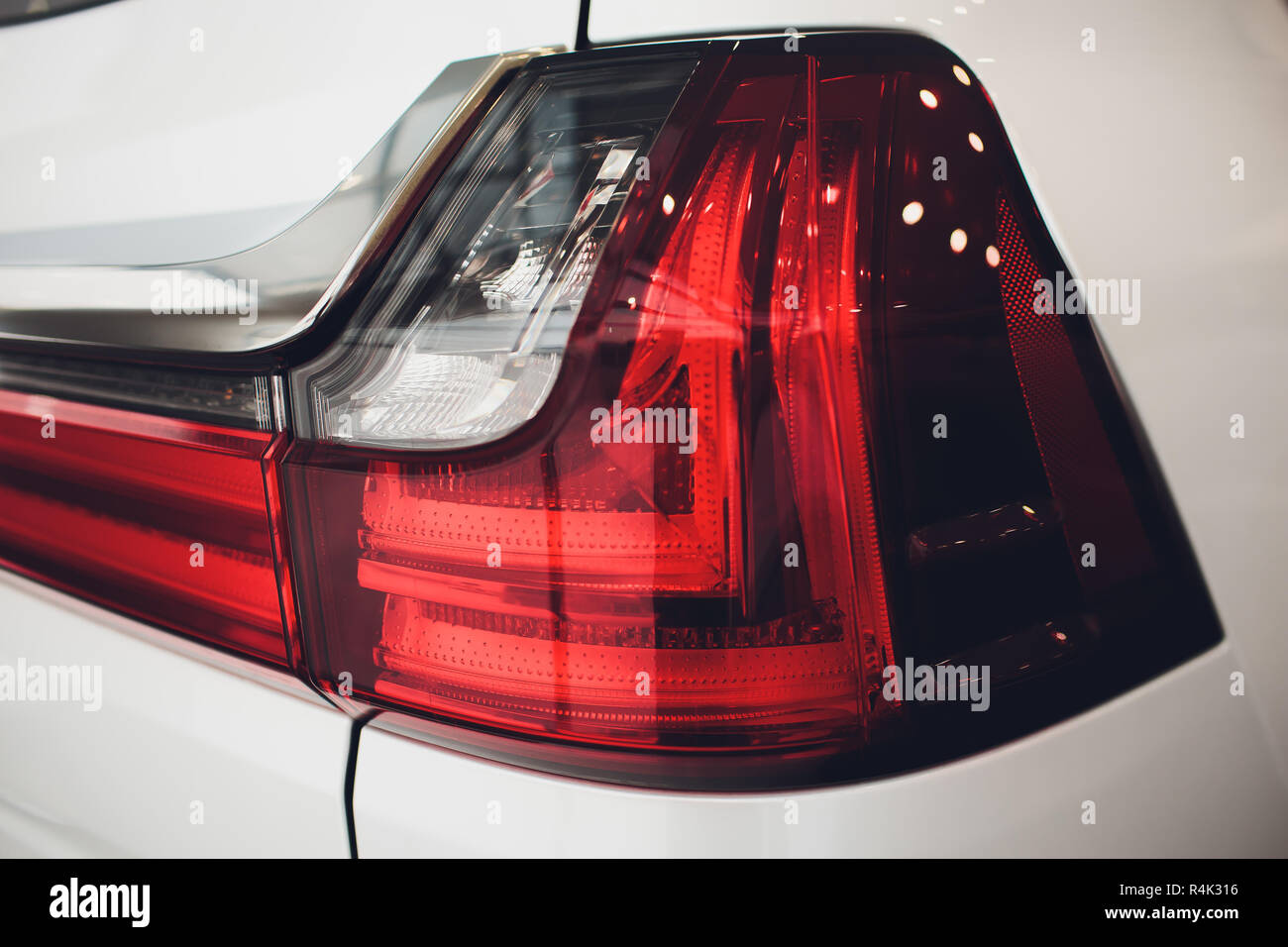 rear car auto in details backlight tail light lamp Stock Photo - Alamy