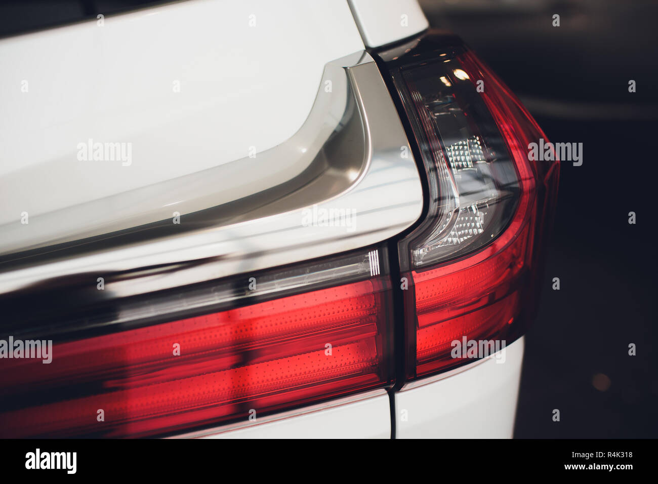 rear car auto in details backlight tail light lamp Stock Photo - Alamy