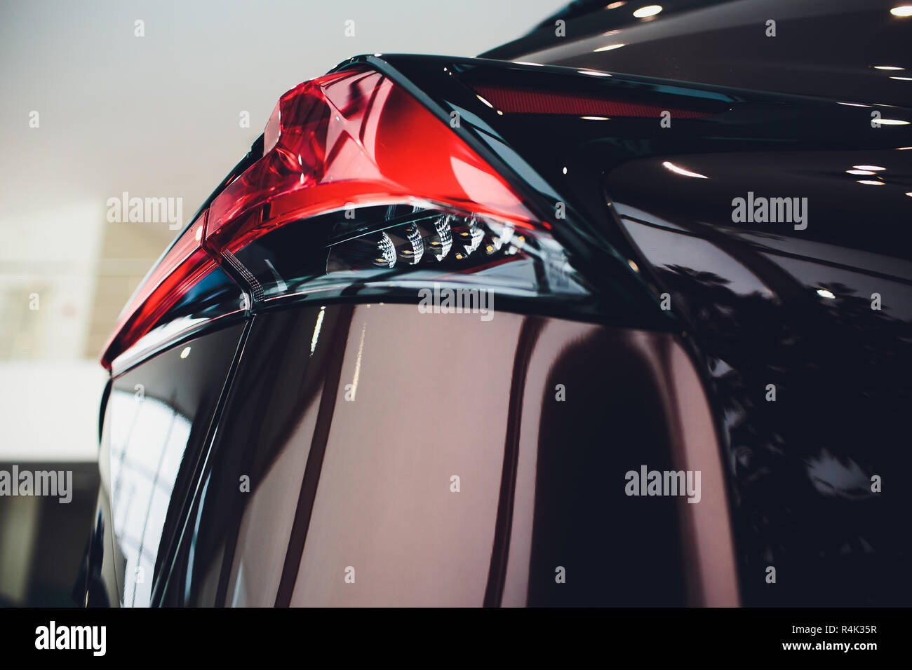 rear car auto in details backlight tail light lamp Stock Photo - Alamy