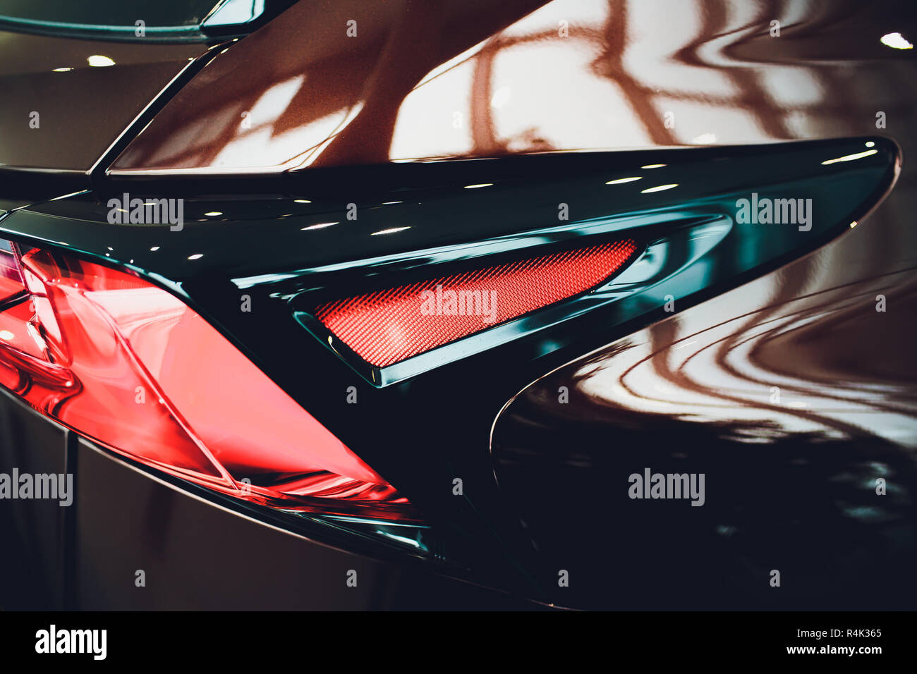 rear car auto in details backlight tail light lamp Stock Photo - Alamy