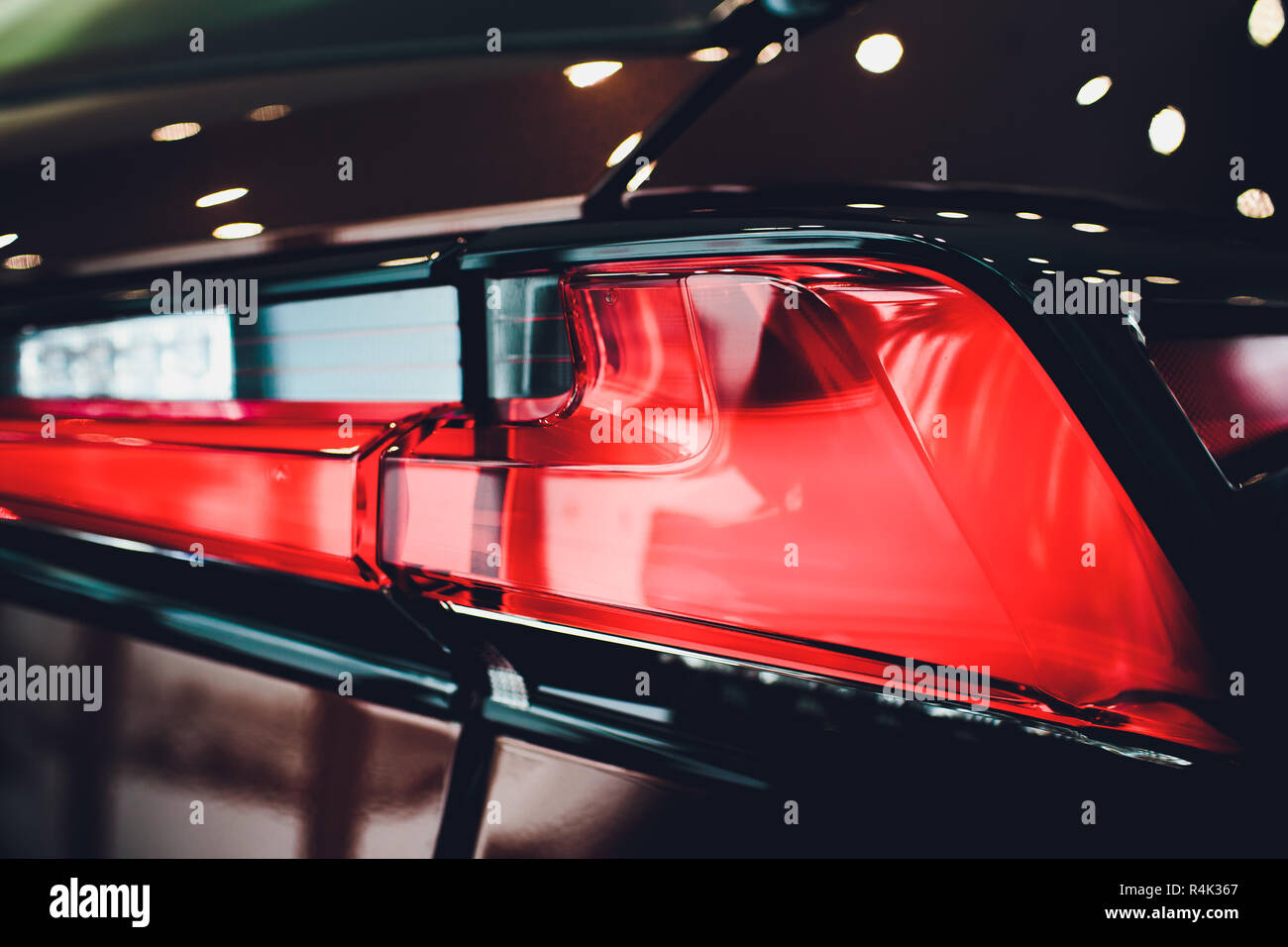 rear car auto in details backlight tail light lamp Stock Photo - Alamy