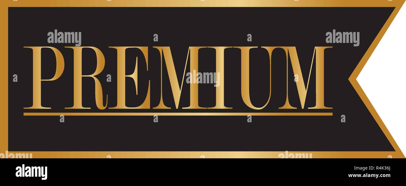 Abstract premium label Stock Vector Image & Art - Alamy