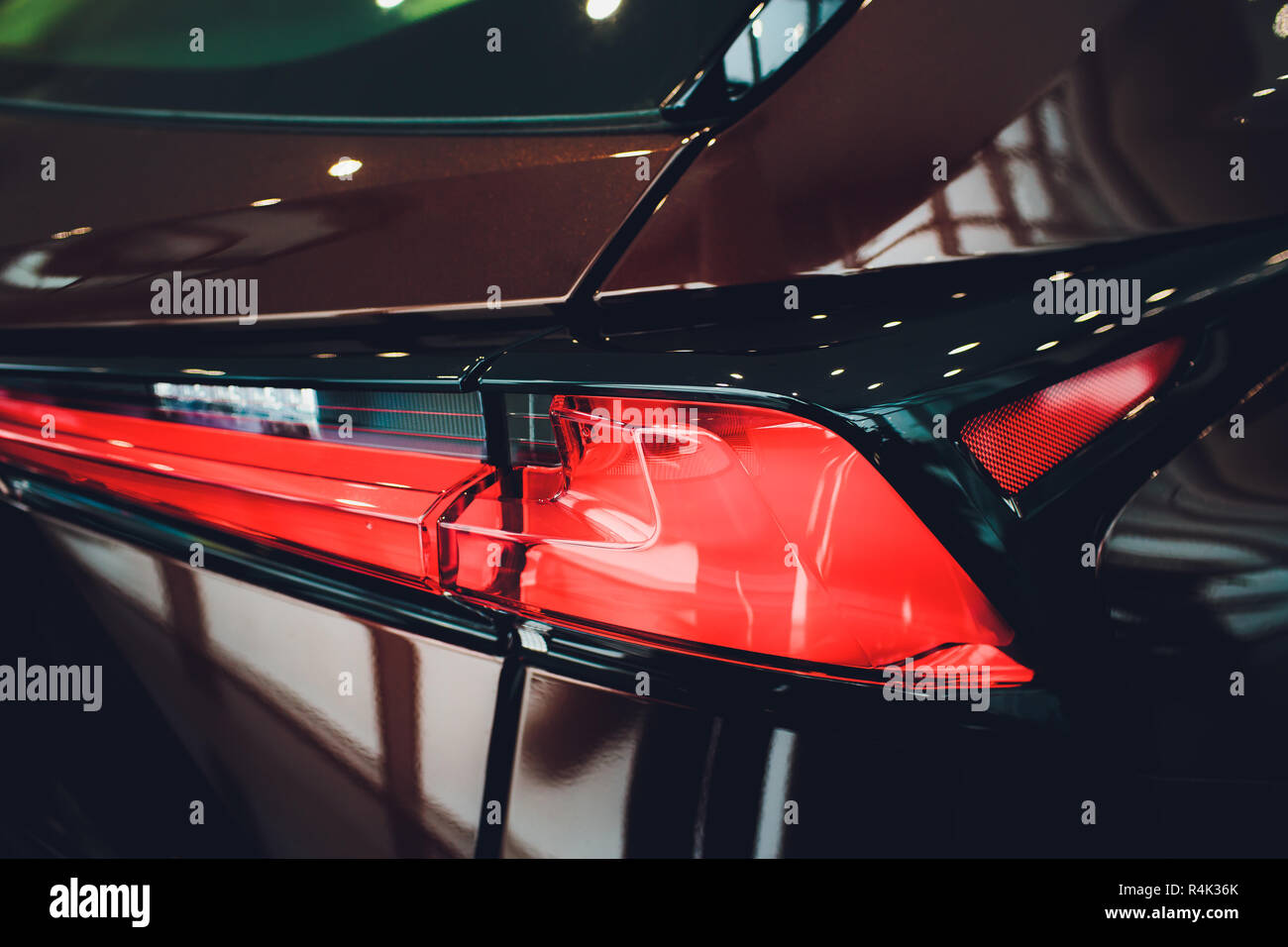 rear car auto in details backlight tail light lamp Stock Photo - Alamy