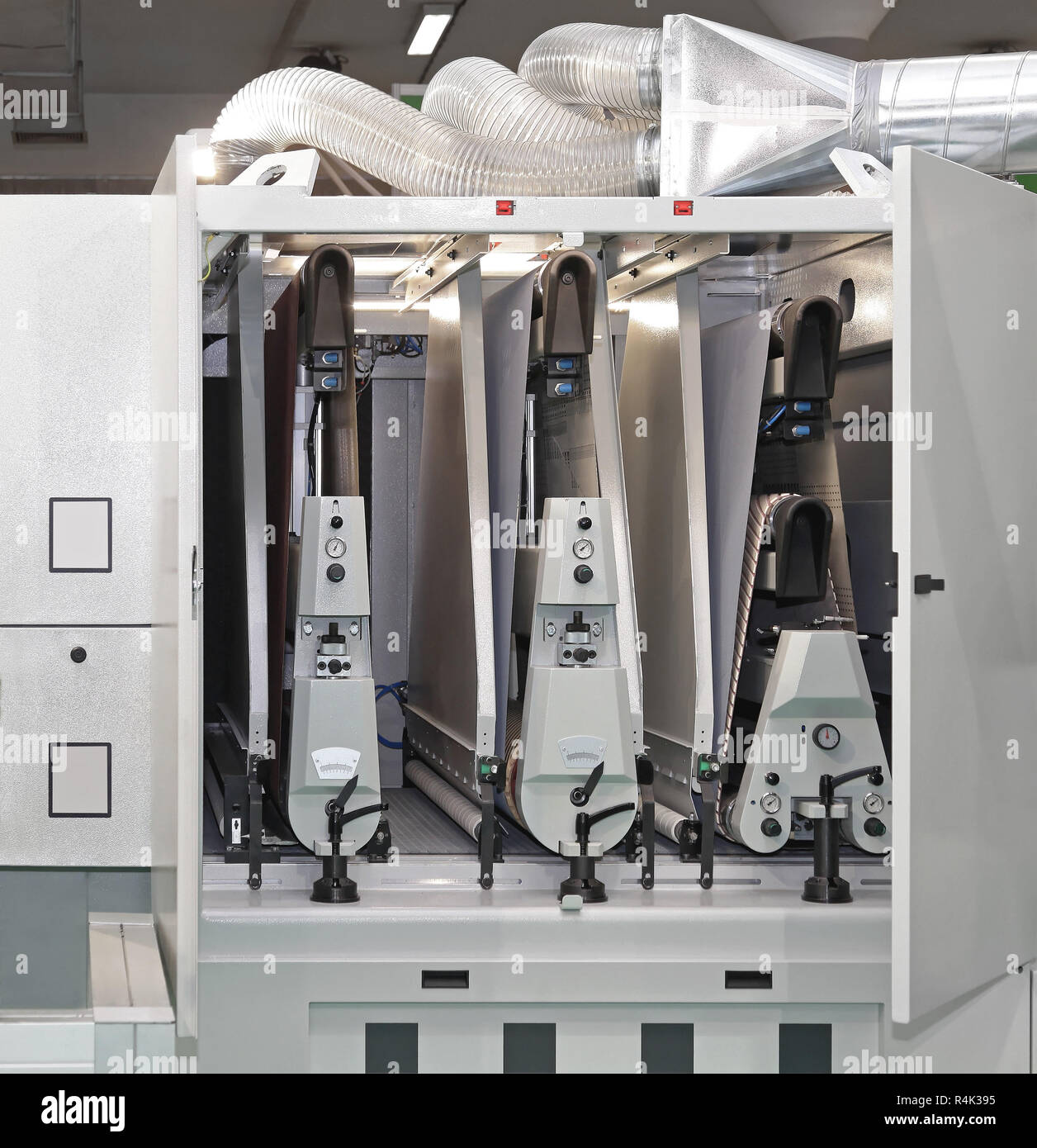 Woodworking Finishing Machine Stock Photo - Alamy