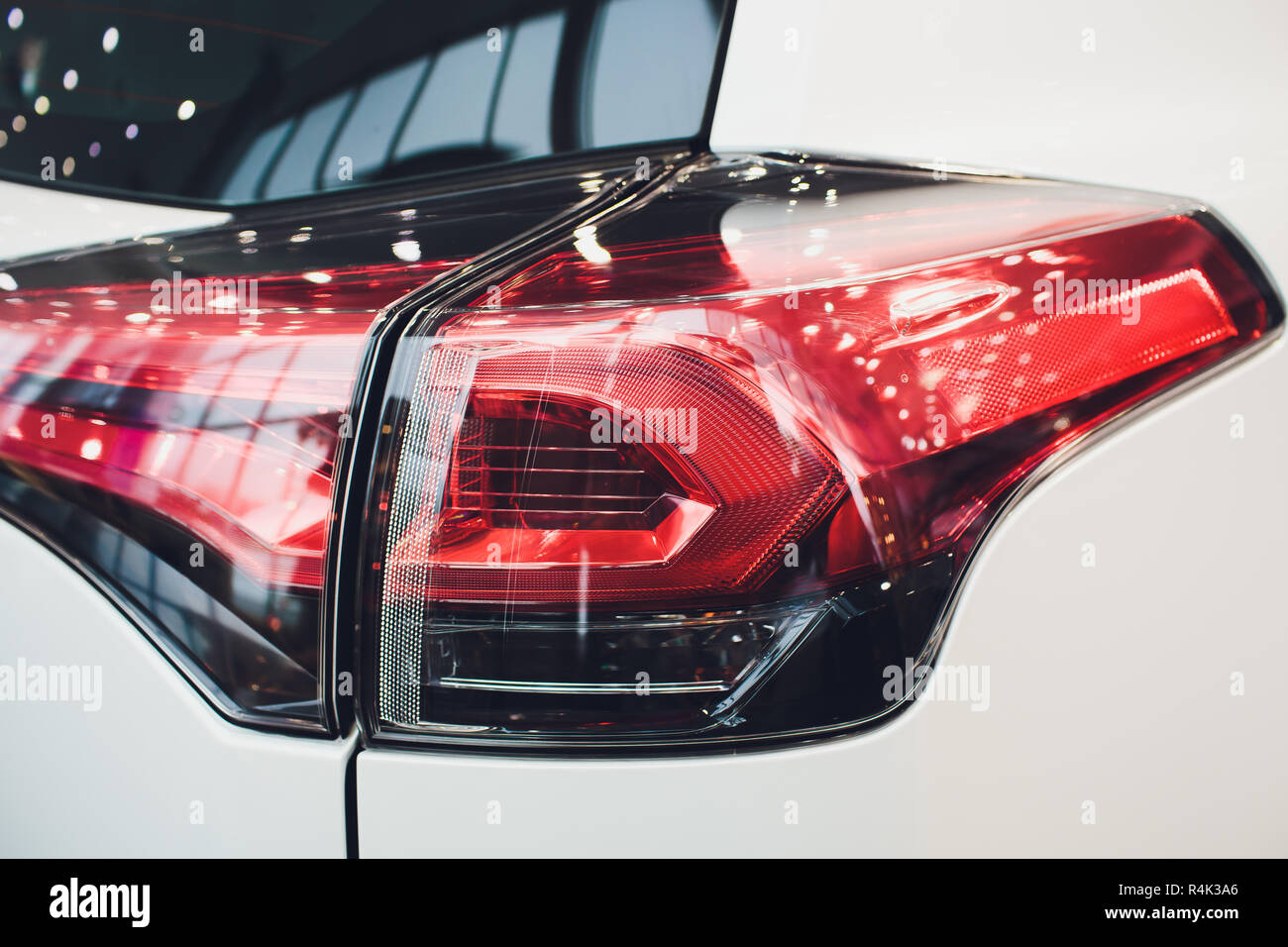 rear car auto in details backlight tail light lamp Stock Photo - Alamy