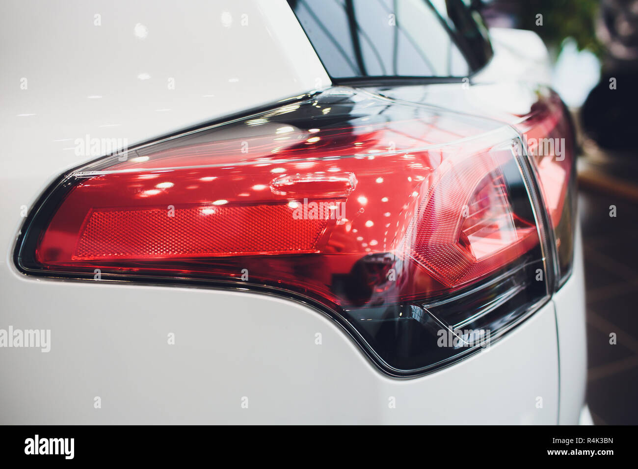 rear car auto in details backlight tail light lamp Stock Photo - Alamy