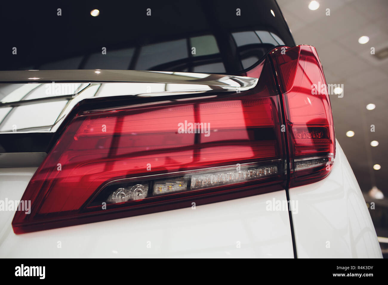 rear car auto in details backlight tail light lamp Stock Photo - Alamy