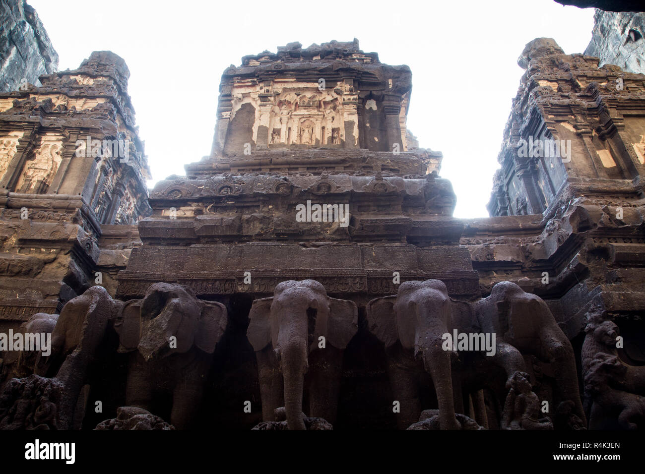 Ellora caves rock-cut monastery-temple cave complexes UNESCO World ...