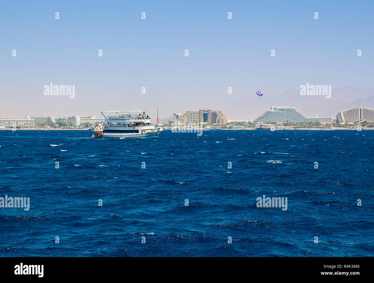 Yacht sailing in the Red Sea Stock Photo - Alamy