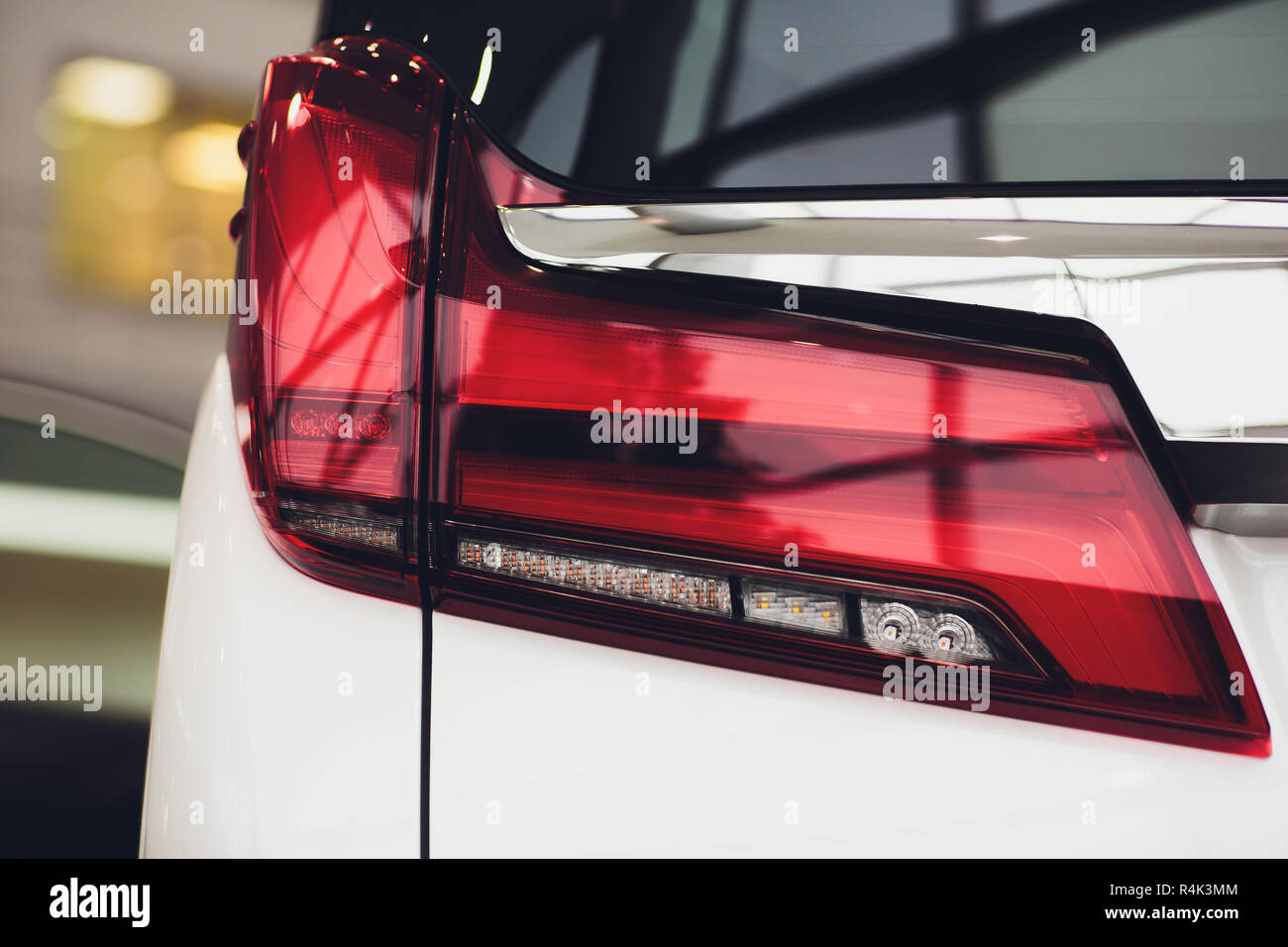 rear car auto in details backlight tail light lamp Stock Photo - Alamy