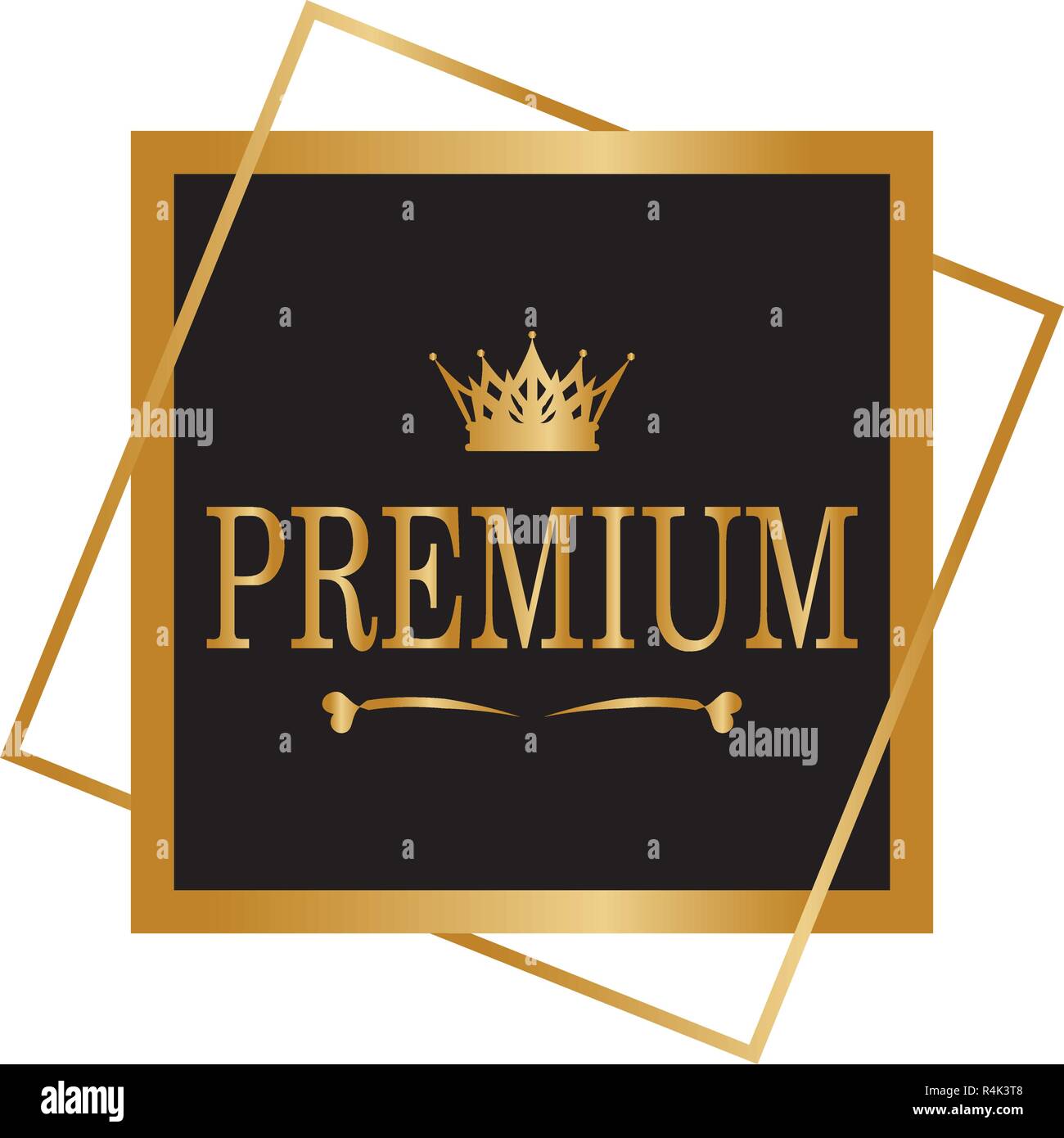 Abstract premium label Stock Vector Image & Art - Alamy