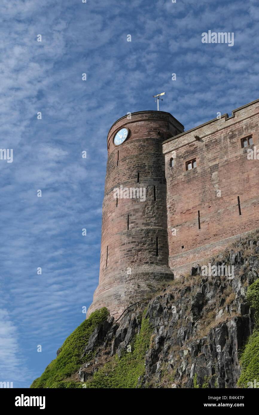 Bamber Castle Stock Photo - Alamy