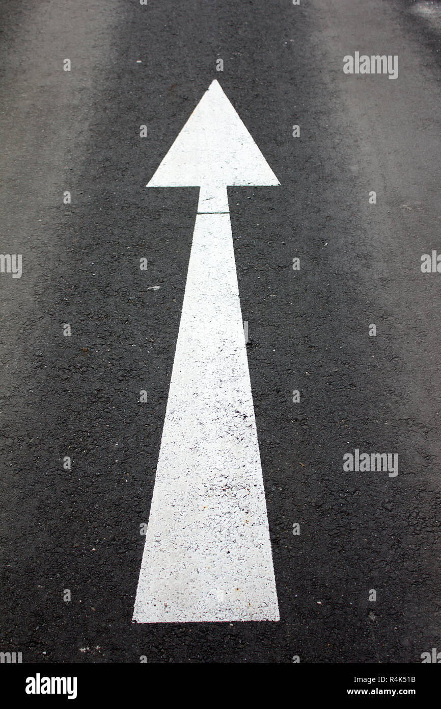 directional arrows in an underground car park in styria Stock Photo - Alamy