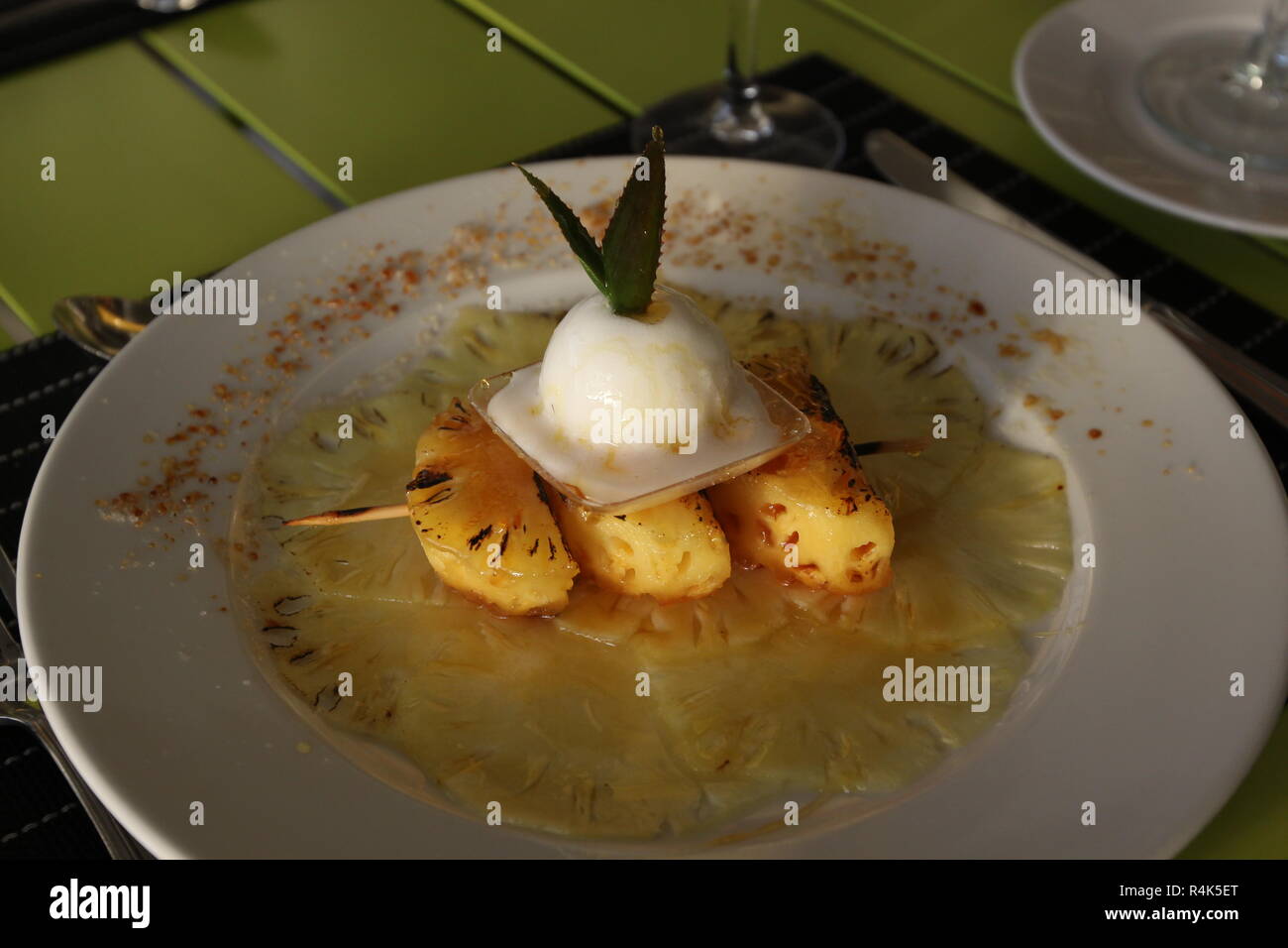 Restaurant menu. Dishes which give at restaurants. Salads, second ...