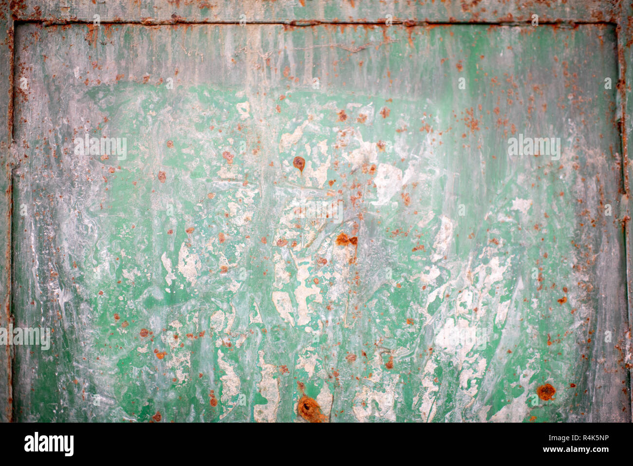 Old green rusted metal background Stock Photo - Alamy
