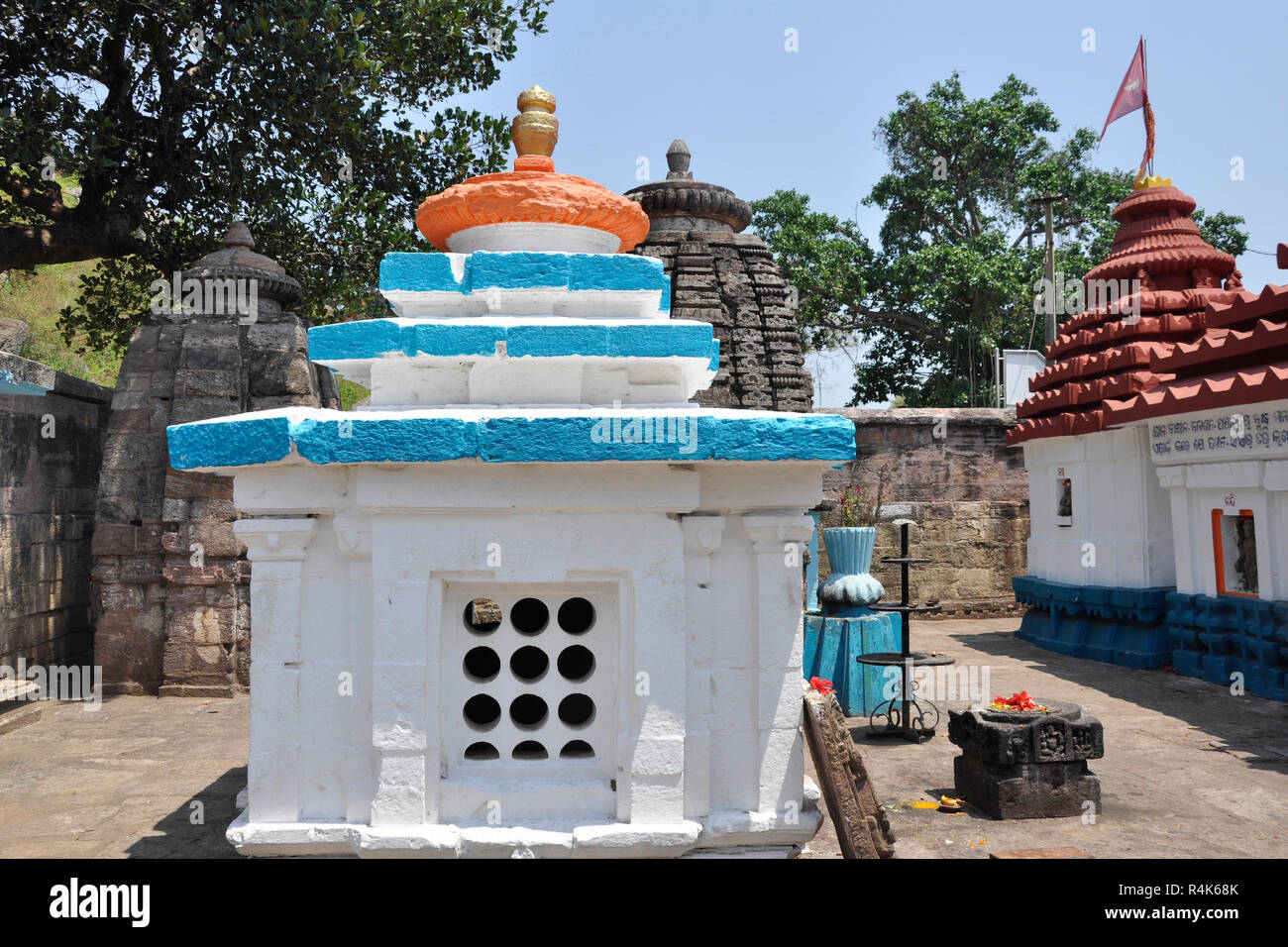 India, Orissa, Puri, local temple Stock Photo - Alamy