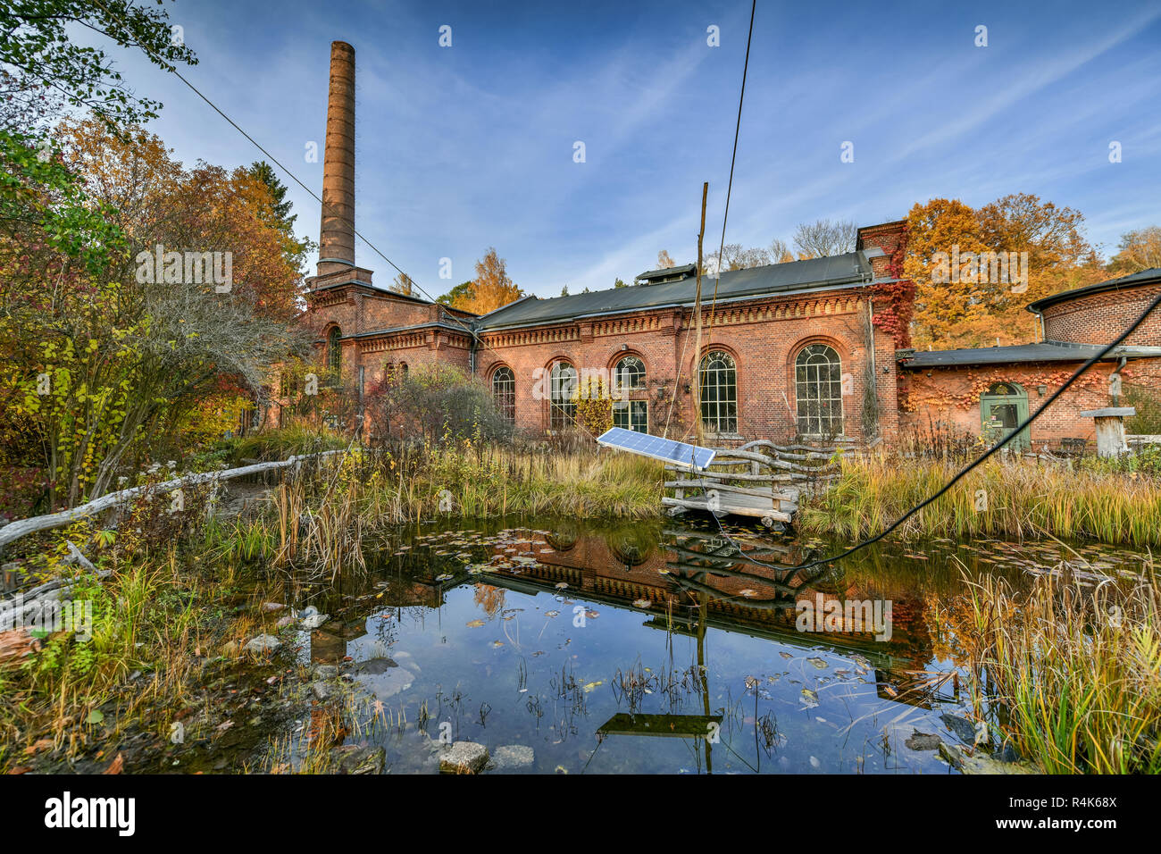 Nature conservation centre ecological work Devil's lake, Grunewald ...