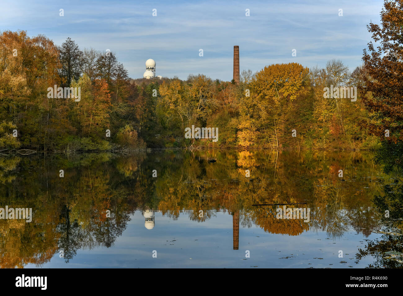 Devil's lake, Grunewald, Berlin, Germany, Teufelssee, Deutschland Stock ...