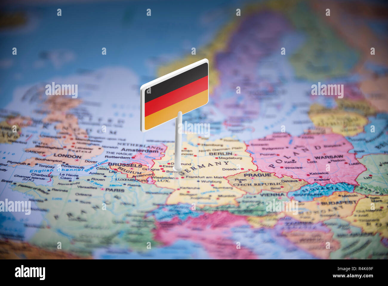 3d germany country map hi-res stock photography and images - Alamy