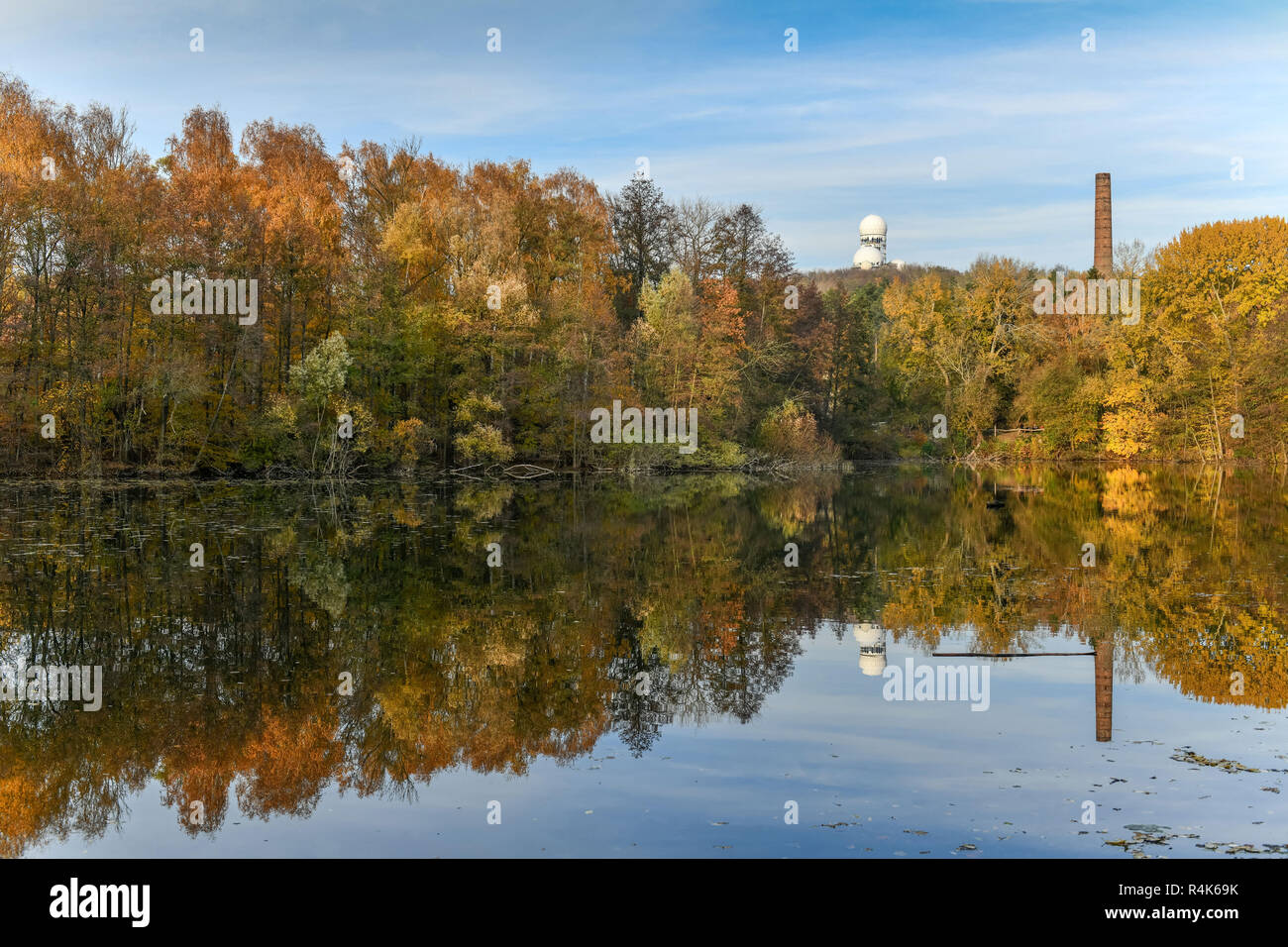 Devil's lake, Grunewald, Berlin, Germany, Teufelssee, Deutschland Stock ...