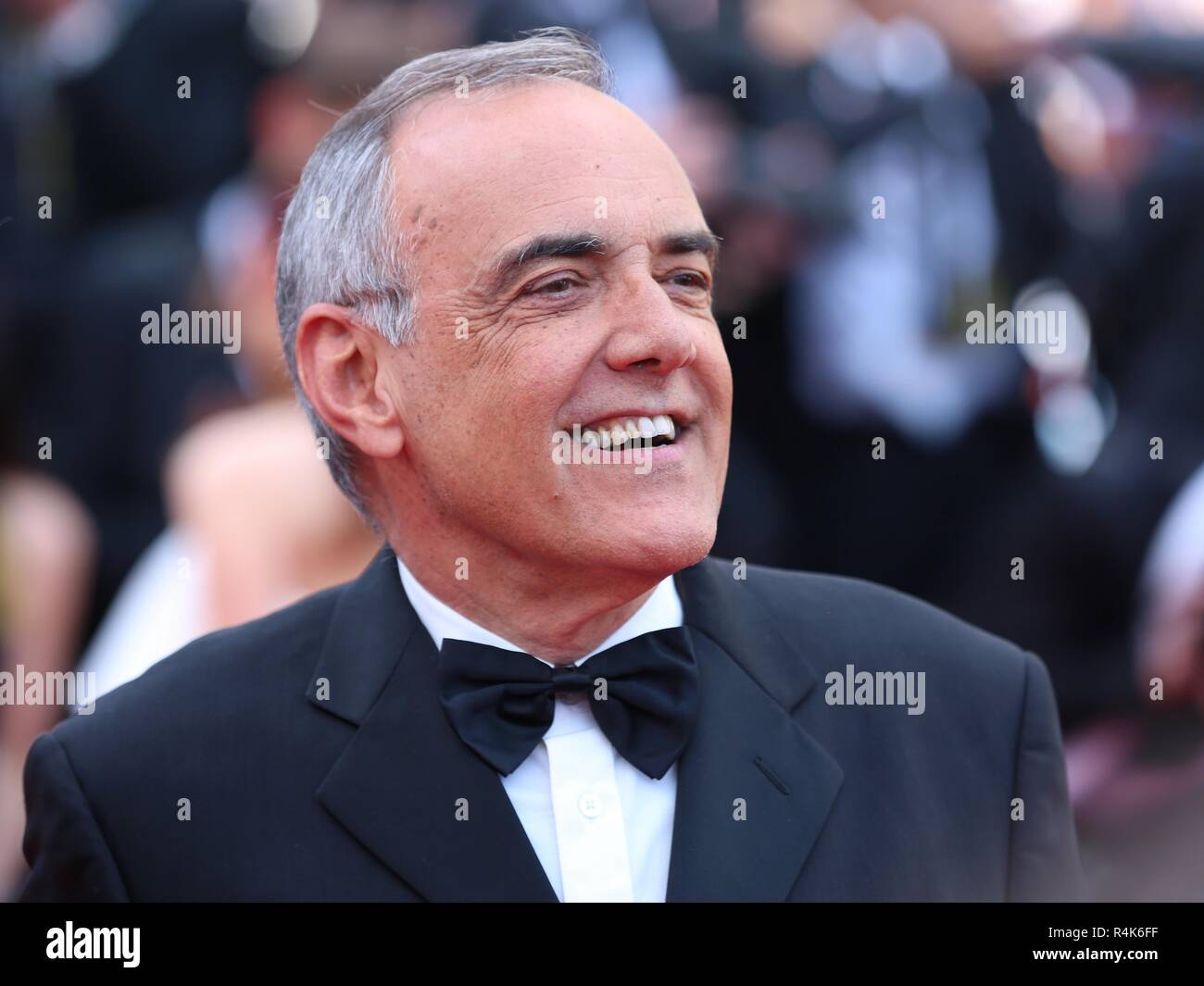 CANNES, FRANCE – MAY 08, 2018: Alberto Barbera walks the red carpet ...
