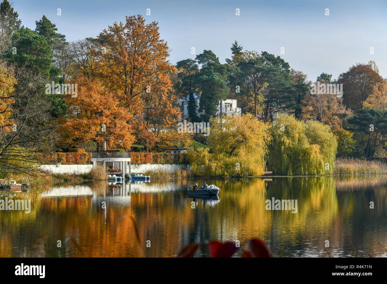 Dog throat lake, Grunewald, Berlin, Germany, Hundekehlesee, Deutschland ...