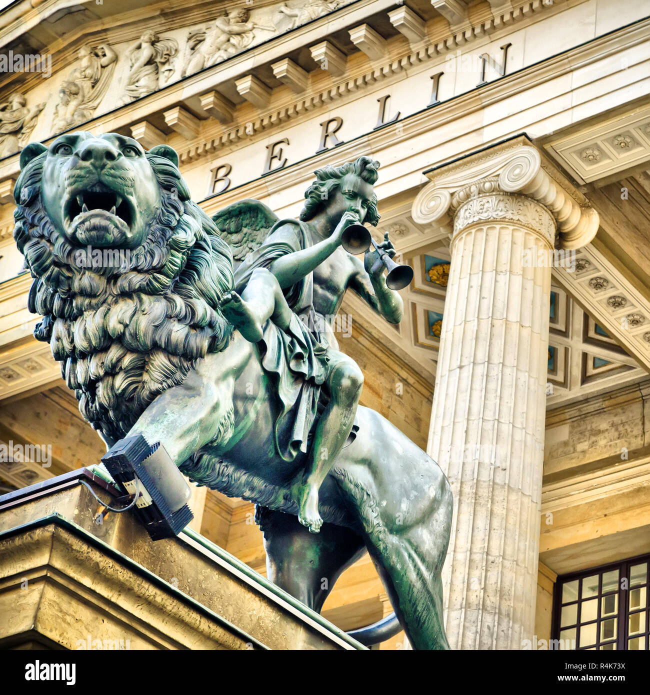 statue in historical center of berlin Stock Photo - Alamy