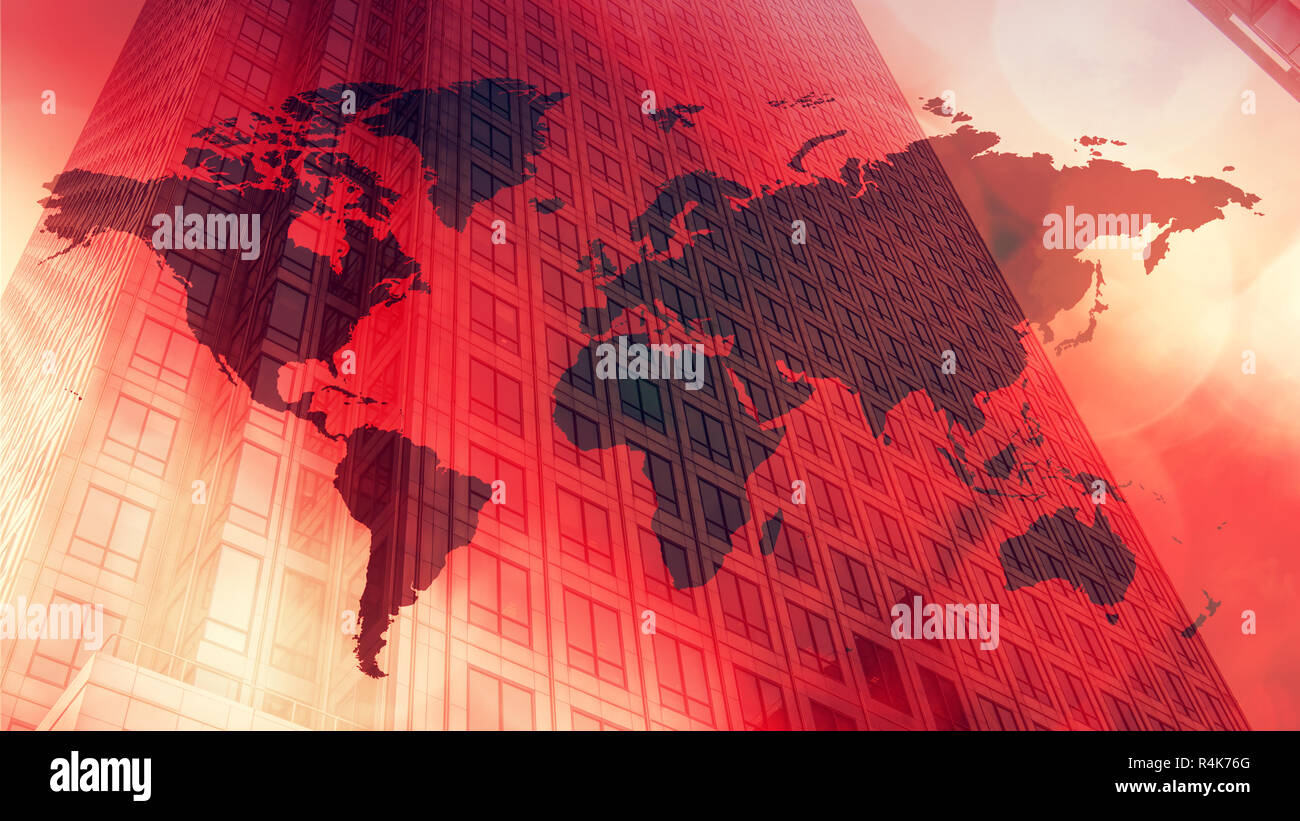 World map london bank hi-res stock photography and images - Alamy