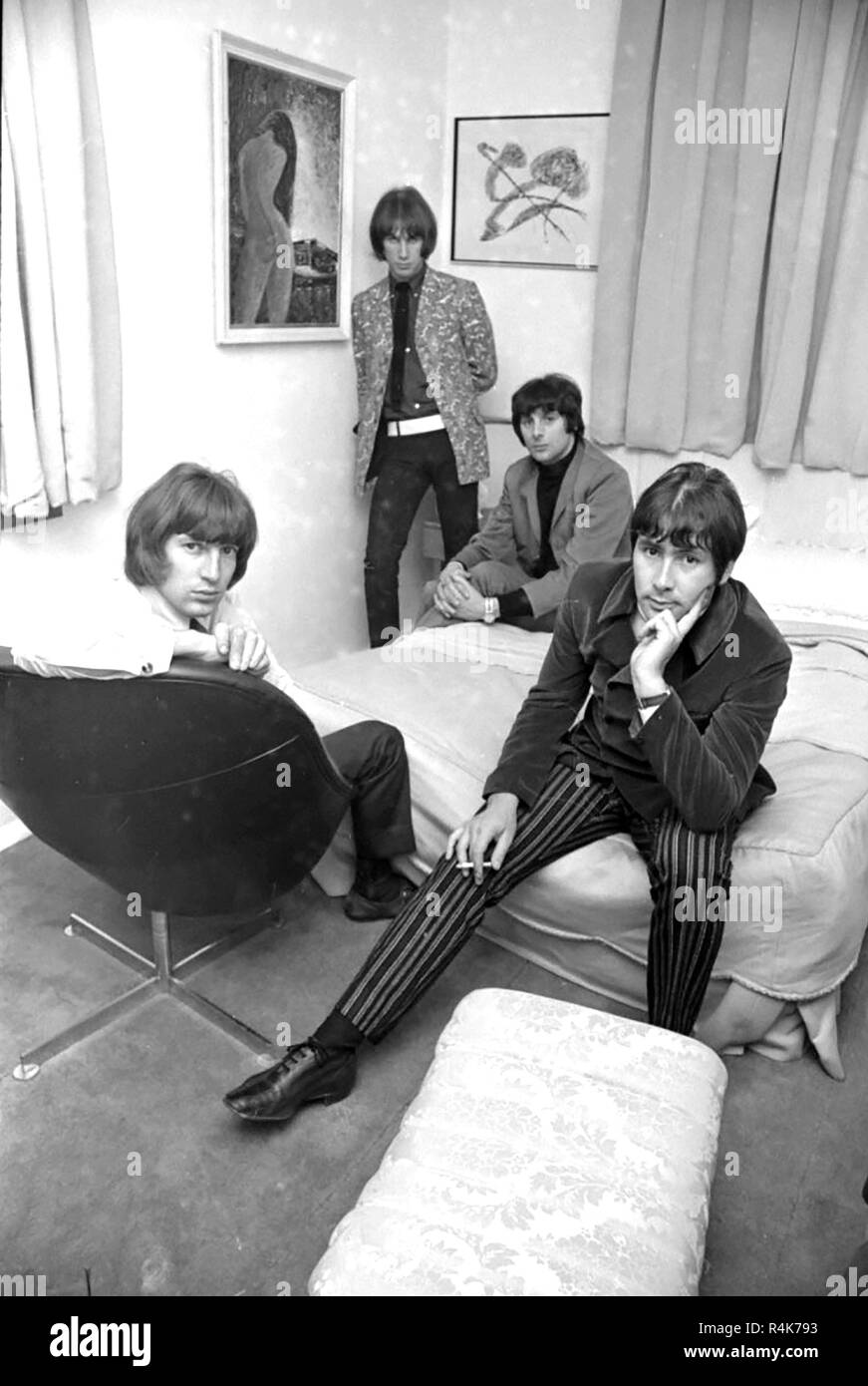 The troggs chris britton Black and White Stock Photos & Images - Alamy